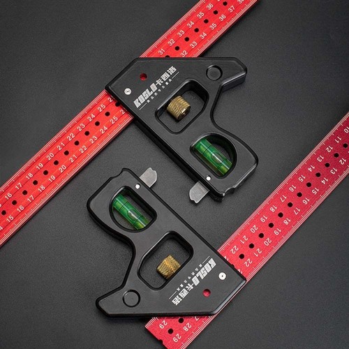 30/40cm Level Gauge Movable Square Ruler Levelling Instrument ...