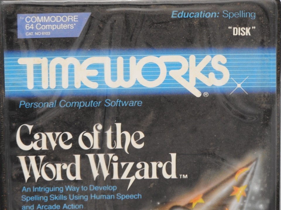 Cave of the Word Wizard Commodore C64 PC 5.25" Floppy Disk - 2-E | eBay