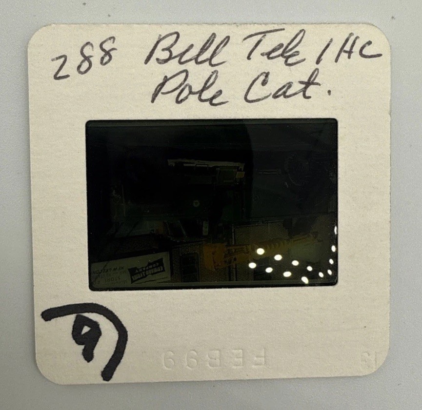 Bell Telephone International IHC Pole Cat / Boom Truck 35mm Slide Vtg ...