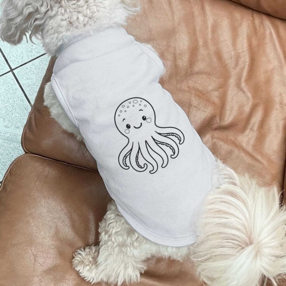 'Cute Octopus' Pet Dog / Cat T-Shirt (PT056859) | eBay UK
