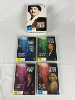 Agatha Christie Poirot 4 DVD Collection Box Set Crime Drama 2006 Tv ...