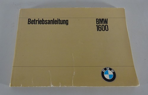 Manuale BMW 1600 / 1600-2 Aggiornato 01/1968 | eBay