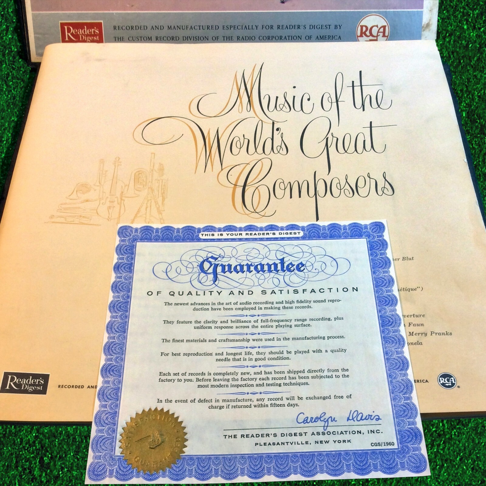 Music of the World's Great Composers 1959 Original RCA Pressing ...