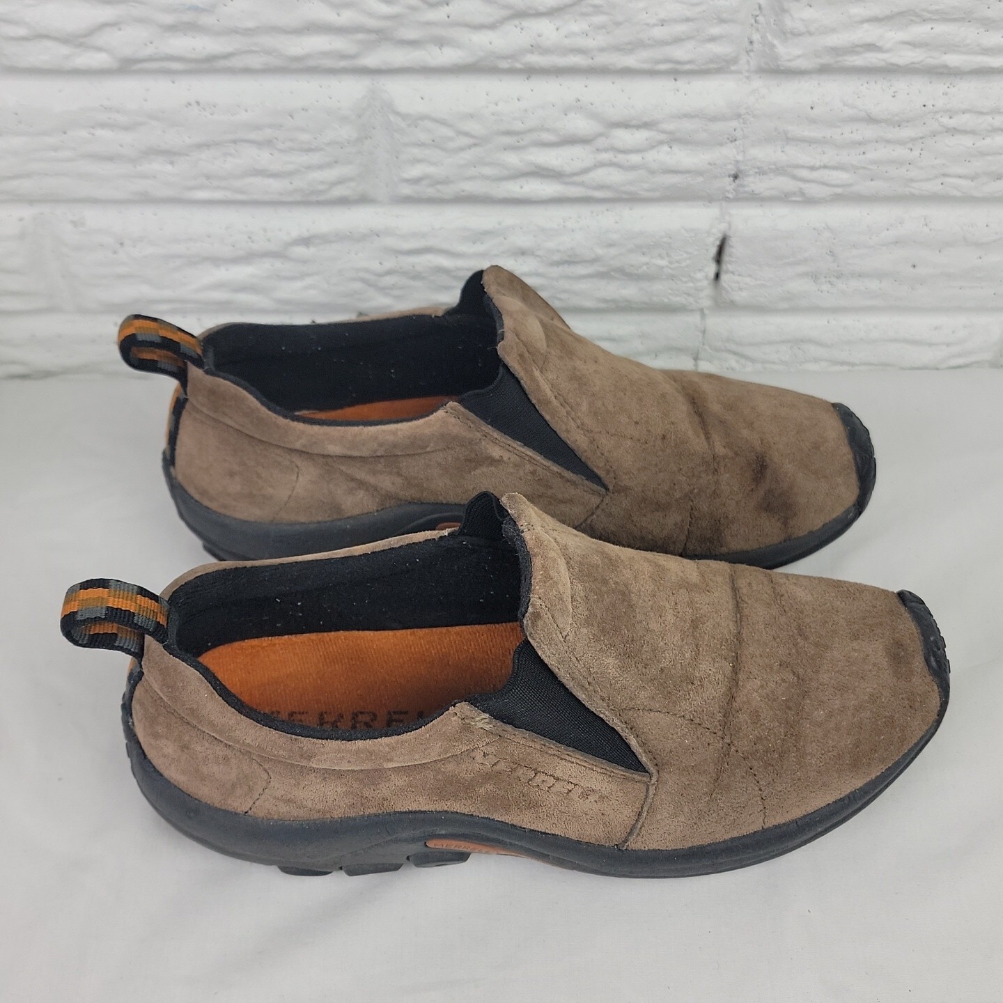 Merrell Jungle Moc Shoes Mens Size 9 Gunsmoke Leather Slip ons | eBay