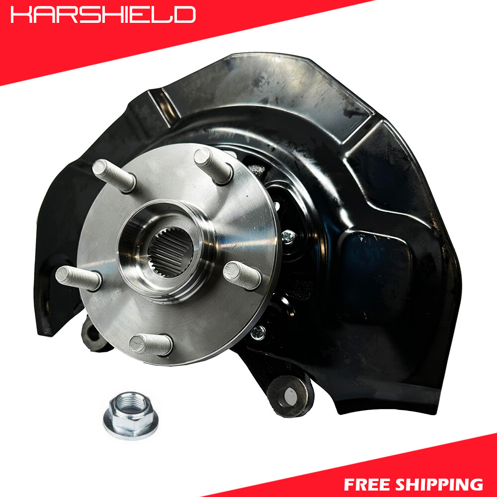 Rack And Pinion Steering Assembly Front Left Steering Knuckle & Wheel ...