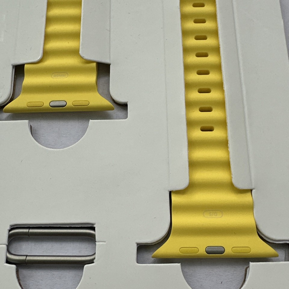 OFFICIAL GENUINE APPLE WATCH ULTRA 49MM OCEAN BAND STRAP YELLOW | eBay