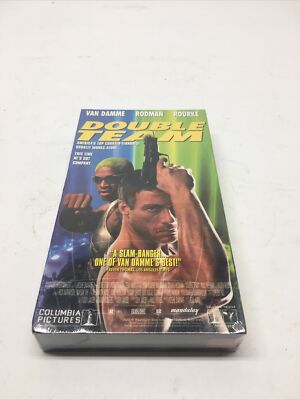Double Team (VHS, 1997, Closed Captioned) Van Damme, Rodman, Rourke ...