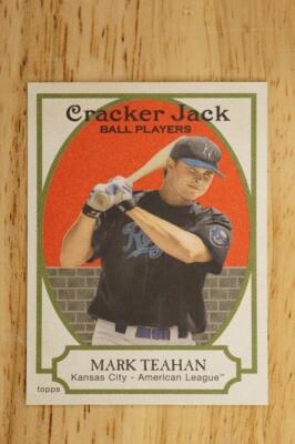 2005 Topps Baseball Card Cracker Jack Mini Mark Teahan Kansas City ...