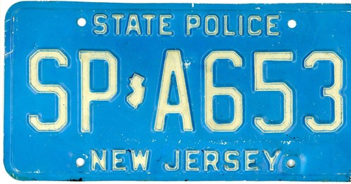 NEW JERSEY STATE POLICE PLATE | eBay