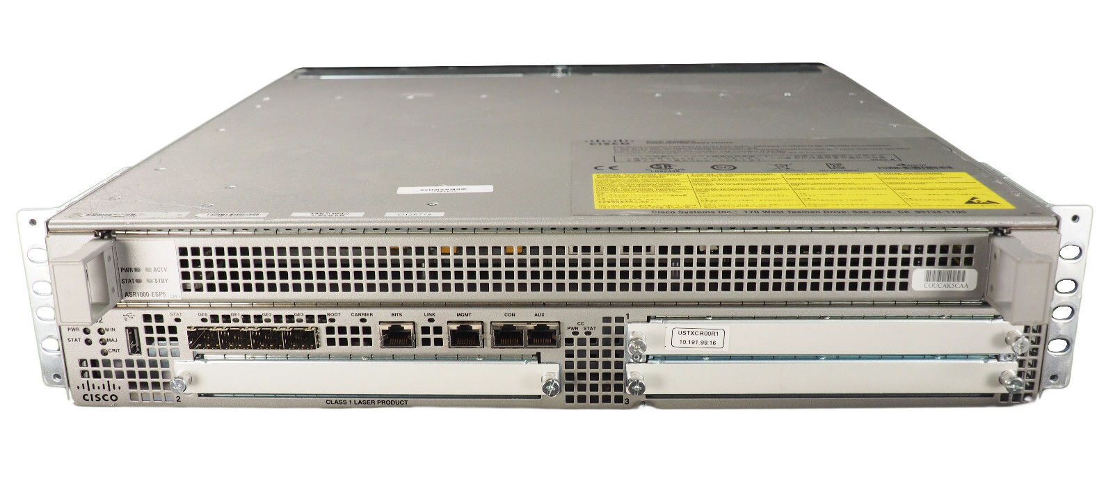 Cisco ASR1002-X V06 6-Port GE Chassis w/ Dual AC Power ASR1002-PWR-AC ...