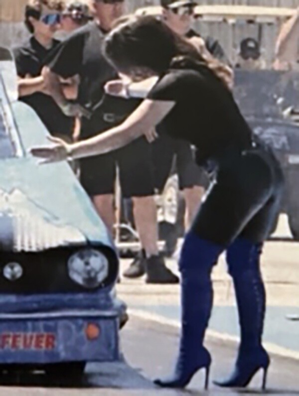 VRHTF NHRA RARE FUNNY CAR BACK UP GIRL "SHANNON HILL" AKA "MAD MAXINE" HAND OUT | eBay