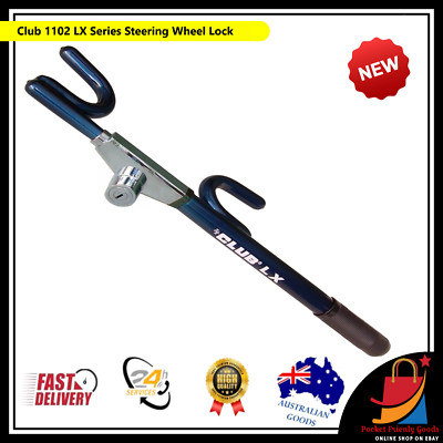 The Club 1102 LX Series Steering Wheel Lock, Blue | eBay
