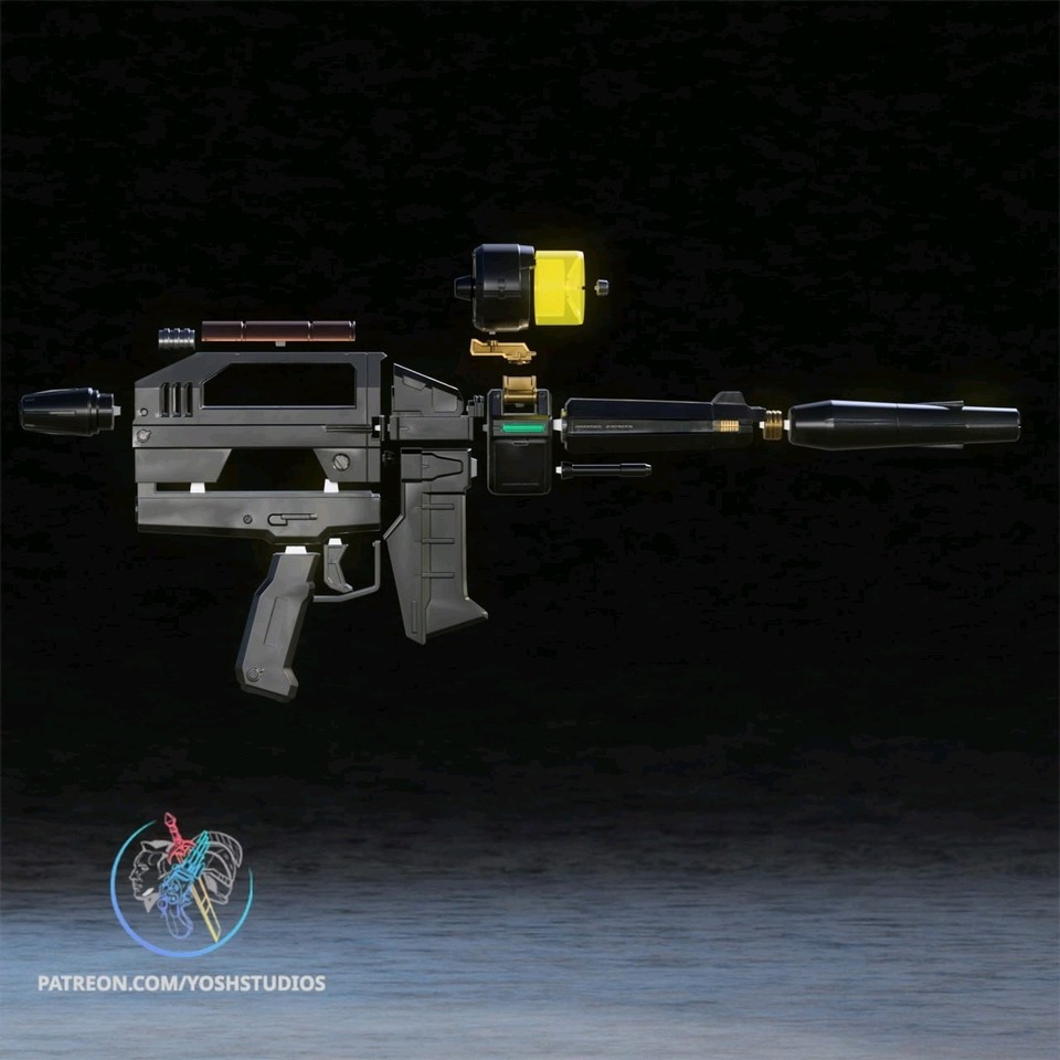 Gundam Themed Beam Rifle Cosplay Prop Display Printed | eBay