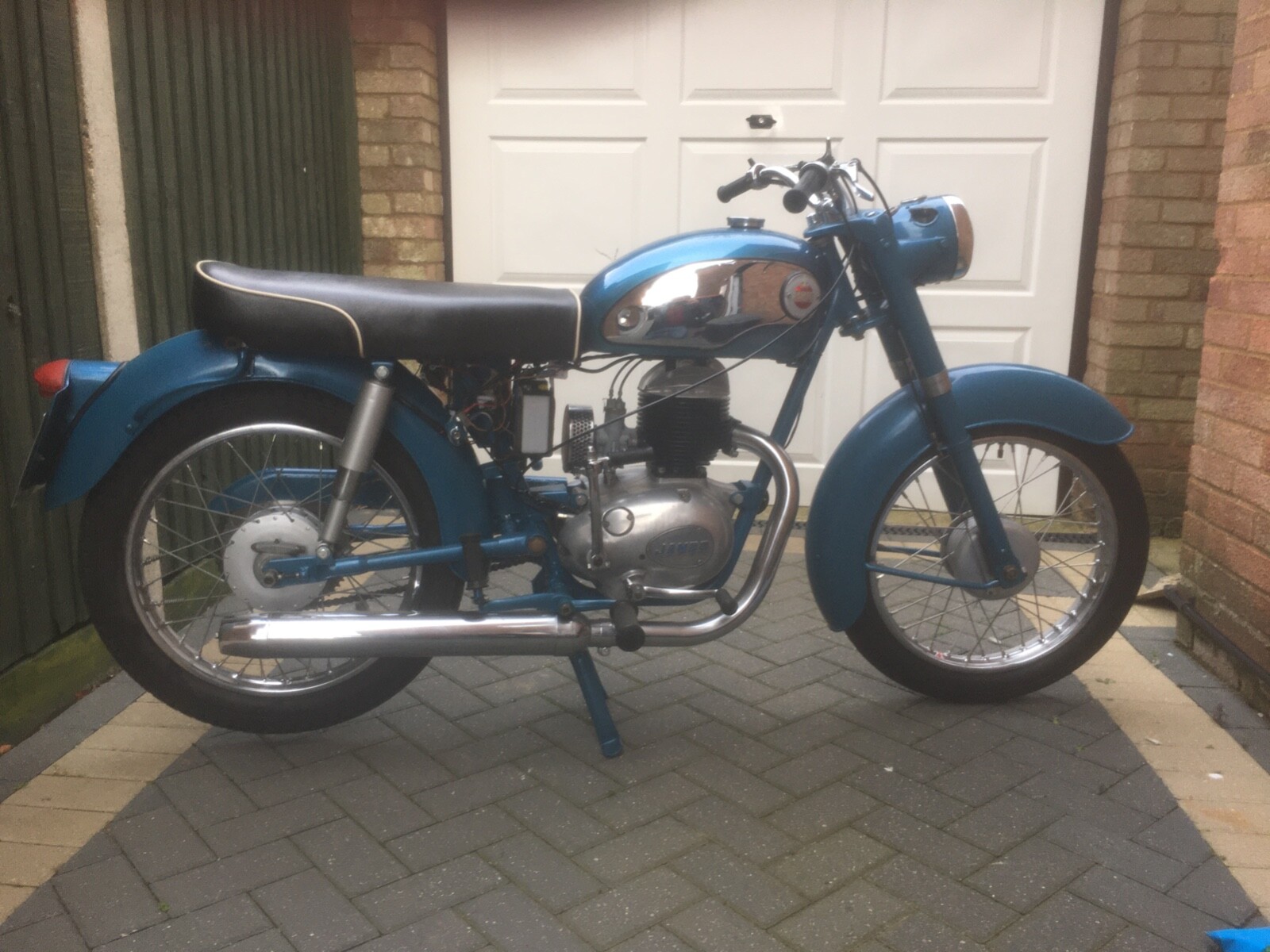 1967 James Captain 200cc Motorcycle - Bike Years - 1960s