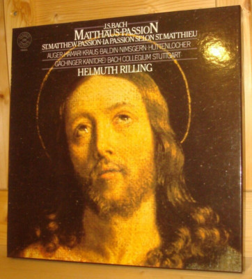 Bach St. Matthew Passion Matthäus-Passion RILLING CBS MASTERWORKS 4 LP ...