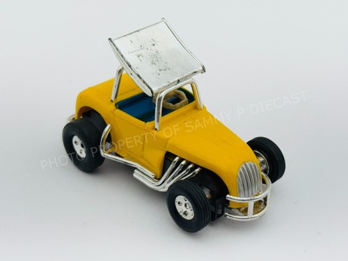 Aurora Thunderjet Tjet SUPER MODIFIED ROADSTER - Yellow HO Slot Car ...