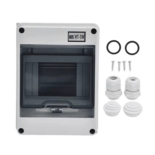 Convenient 5 Way Waterproof Fuse Box for Garage Consumer Unit Enclosure ...