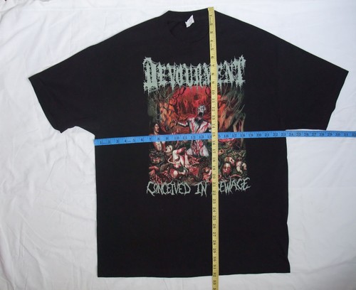 Devourment t-shirt Conceived in Sewage Severed Savior Disgorge XL black ...