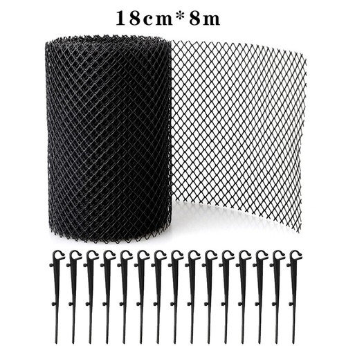 New Rolls Gutter Protection Mesh Guard with 15 Fixing Clips Leaf Mesh ...