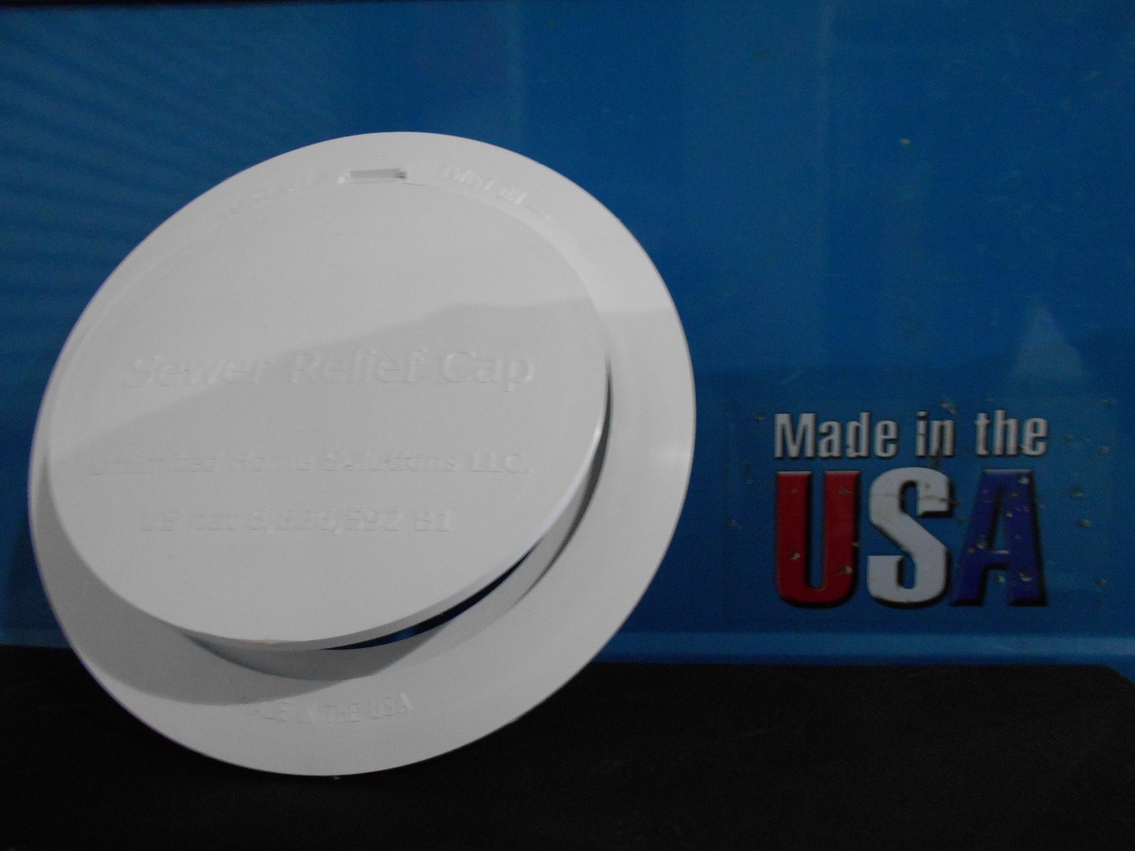 6" Flip Top Home-saver Sewer Relief Cap, Backflow Preventer, Sewer Cap ...