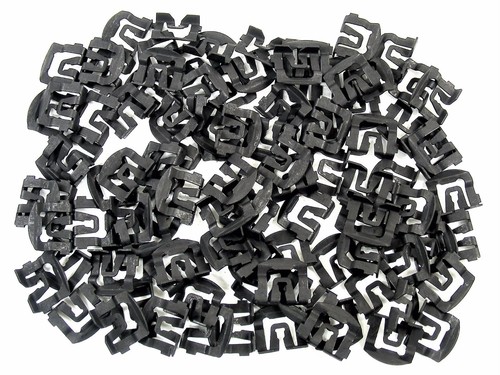 Ford Windshield & Rear Window Trim Molding Clips- 1965-1993- 100 clips ...