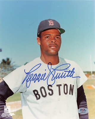 Reggie Smith Red Sox Signed 8x10 Photo Autograph PSA/DNA AN85297 | eBay