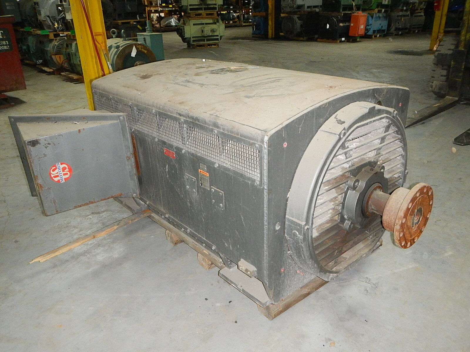 800 HP US Electric AC Electric Motor 1800 RPM Fr 5812 DPBB 2300 V EOK ...