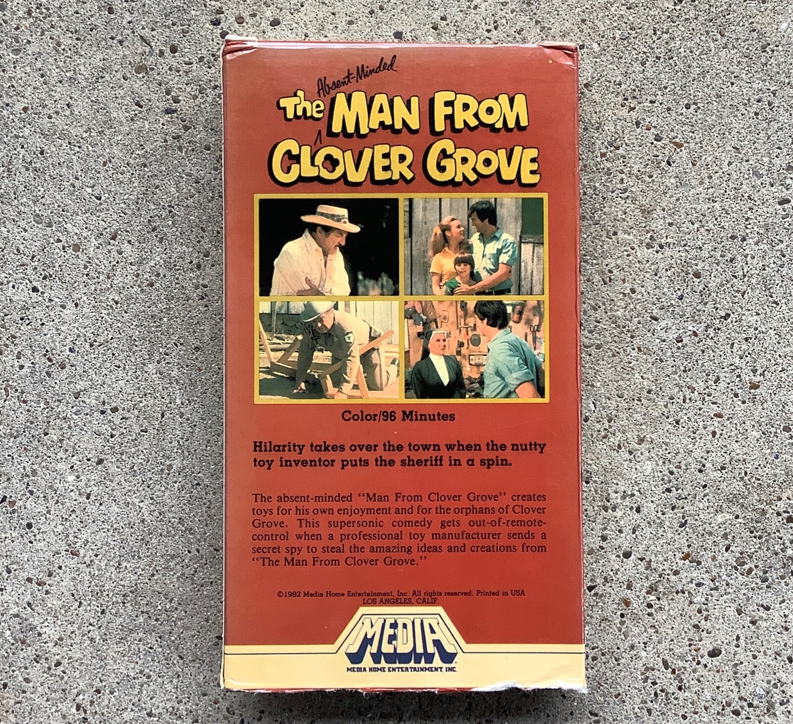 The Absent Minded Man From Clover Grove VHS Rare Media Comedy Foil ...