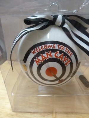 Welcome to the Man Cave Christmas ornament with Man Cave Rules ...