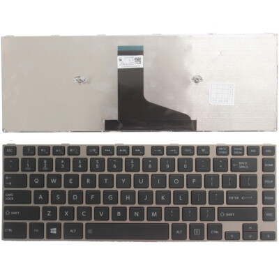 For Toshiba Satellite U40-A U45-A U40t-a U45t-a BE45-A keyboard Silver ...