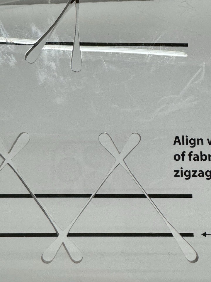 June Taylor Fancy Fleece Slotted Ruler Decorative Edge Cutout Template ...