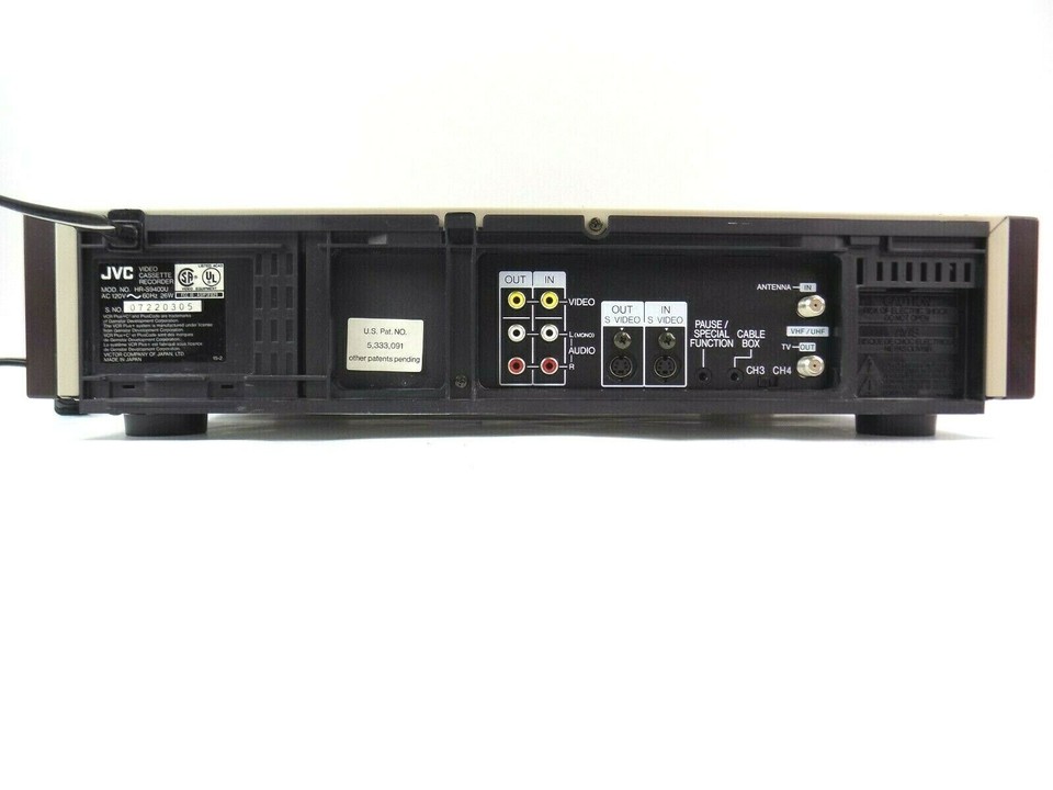 JVC HR-S9400U Super S-VHS SVHS Super VHS Player Recorder VCR Deck EX | eBay