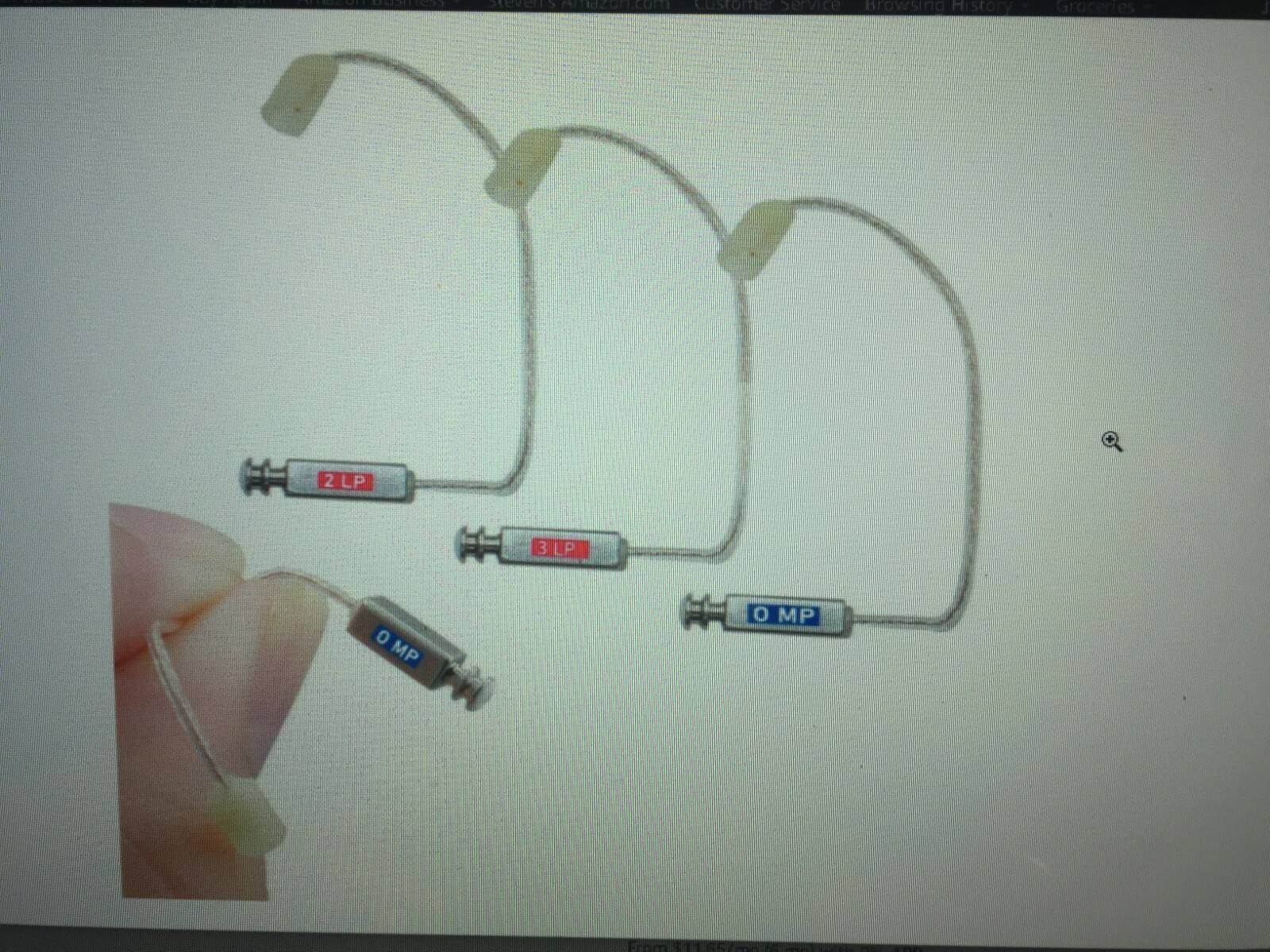 New RESOUND/Beltone 3 Pin SureFit-2 Hearing Aid Receiver Wires with new ...
