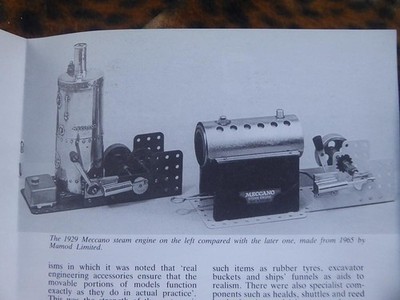 BOOK VINTAGE STEAM CLOCKWORK MECCANO MAMOD BUILDING & CONSTRUCTION KIT ...