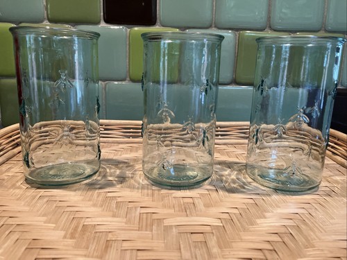 Amici Home Italian Recycled Green Regina Hiball Glass Set of 3- 18 Oz ...