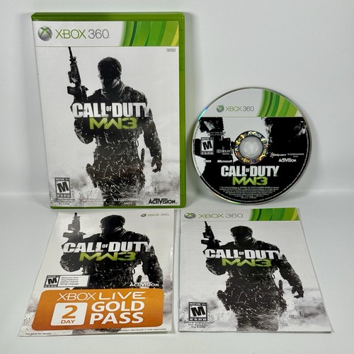 Call of Duty Modern Warfare 3 Xbox 360 2011 Complete CIB Tested MW3 ...