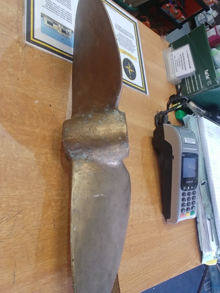 Bronze 2 FIN propeller 17"x17" RH Yacht Marine Boat | eBay UK