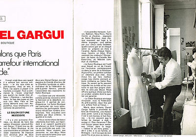 PUBLICITE ADVERTISING 104 1976 LES GRANDES REUSSITES DANIEL GARGUI ( 3p ...