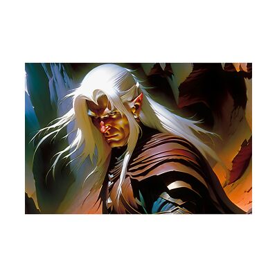 Dark Elf Matte Horizontal Poster | eBay