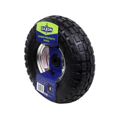 Saxon 254mm Pneumatic Wheel garden tools gardening grass nature ...