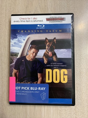 DOG BLU-RAY 2022 PLAYS GREAT! CHANNING TATUM | eBay