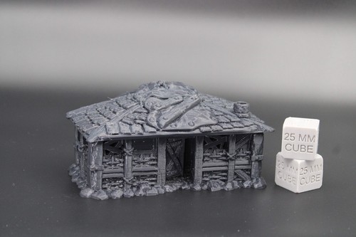 Tabletop Terrain Slum Shack House Dnd RPG Skirmish 32mm | eBay