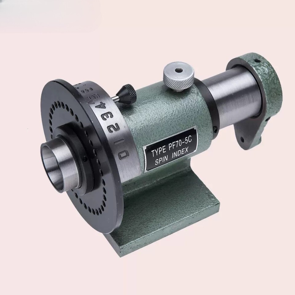 PF70-5C Simple Indexing Head 5C Chuck Equal Split Drilling and Milling ...