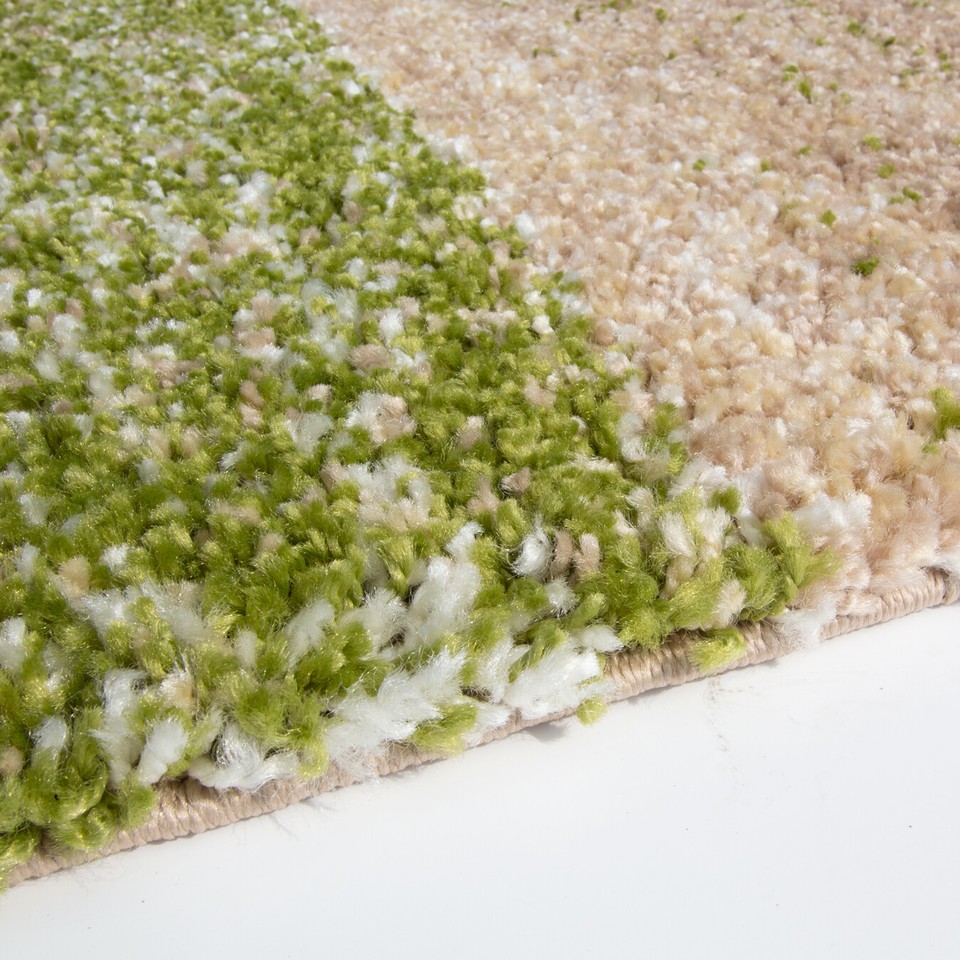 Modern Sage Green Rugs Small Large Emerald Shaggy Rugs Geometric Living ...