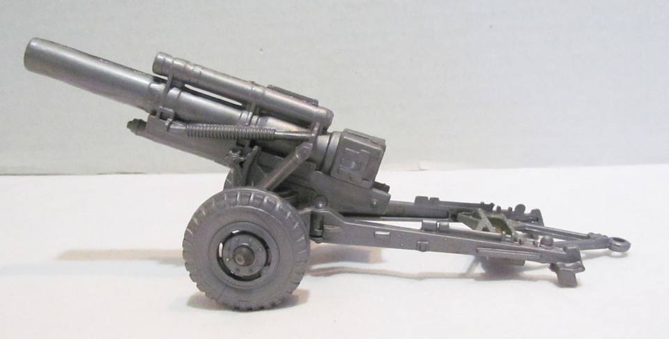 MARX HOWITZER CANNON NON-FIRING from BATTLEGROUND PLAYSET HARD PLASTIC ...