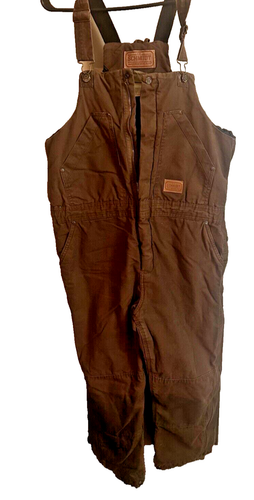 SCHMIDT WORK WEAR,WOMENS THICK BROWN INSULATED COVERALLS, SIZE Ladies ...