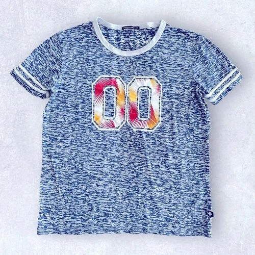 ANDREW CHRISTIAN Navy Blue Summer 00-Palm Leaf Tee Sexy T-Shirt-M | eBay