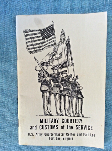 Vintage Military Courtesy and Customs of Service; Militaria | eBay
