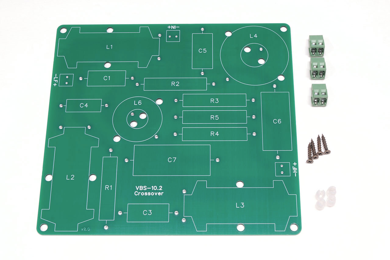 Crossover PCB for the VBS-10.2 DIY speaker design - PCB Board Kit | eBay
