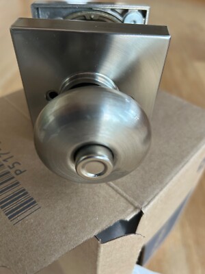 schlage (2) interior door knobs brushed nickel | eBay